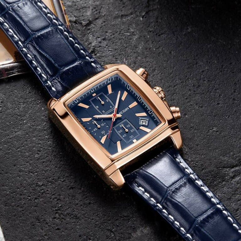 ME3 Megir Rectangle Chronograph - Mahir Express