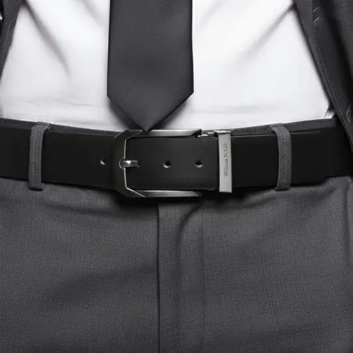 B9017 WILLIAMPOLO Premium Genuine Leather Classic Belt - Mahir Express